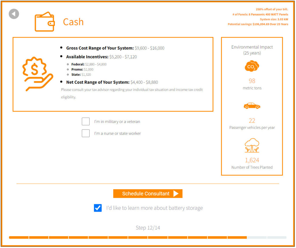 The Solar Wizard - Trusting Solar Calculator